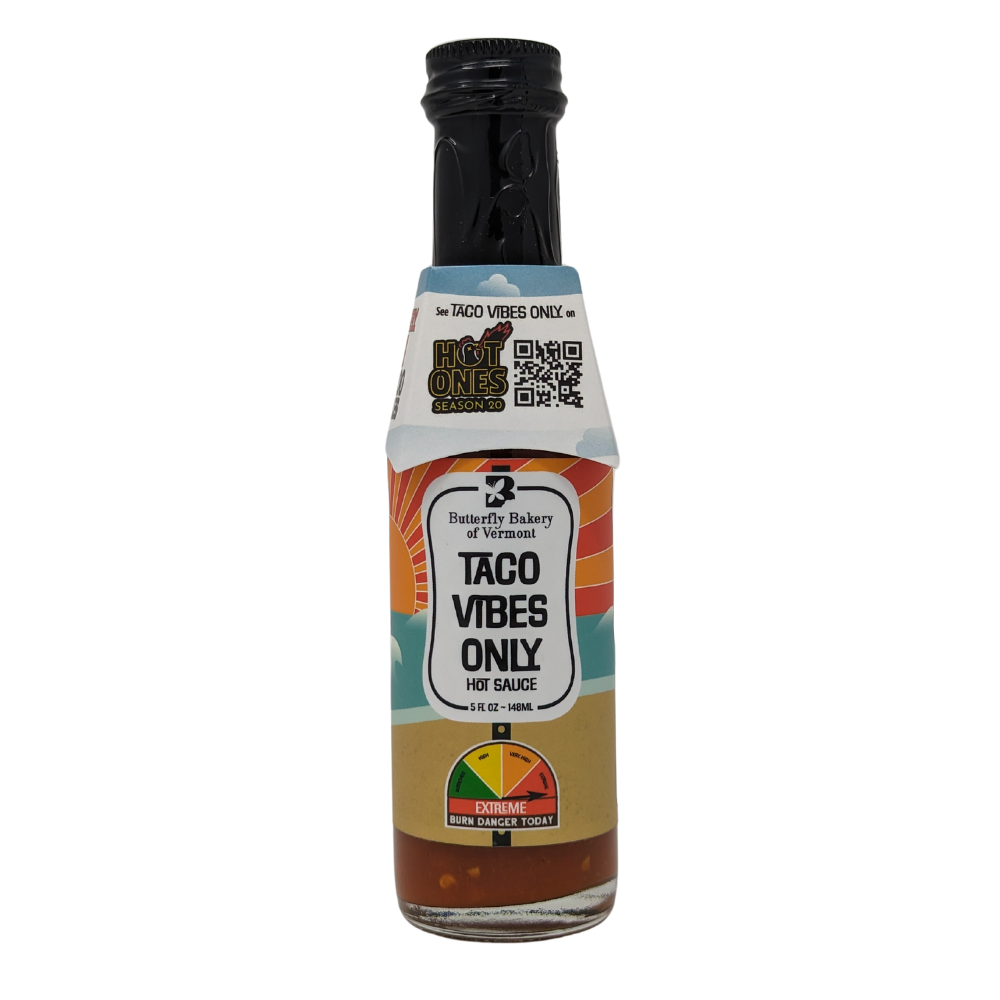 Butterfly Bakery Taco Vibes Only Hot Sauce – SCOVILLED