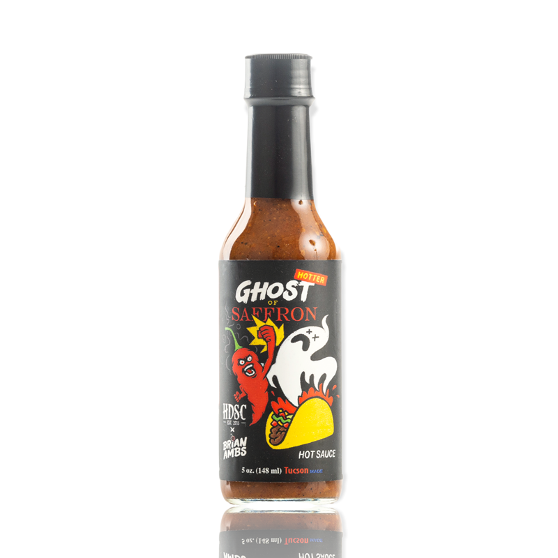 High Desert Hotter Ghost of Saffron Hot Sauce – SCOVILLED